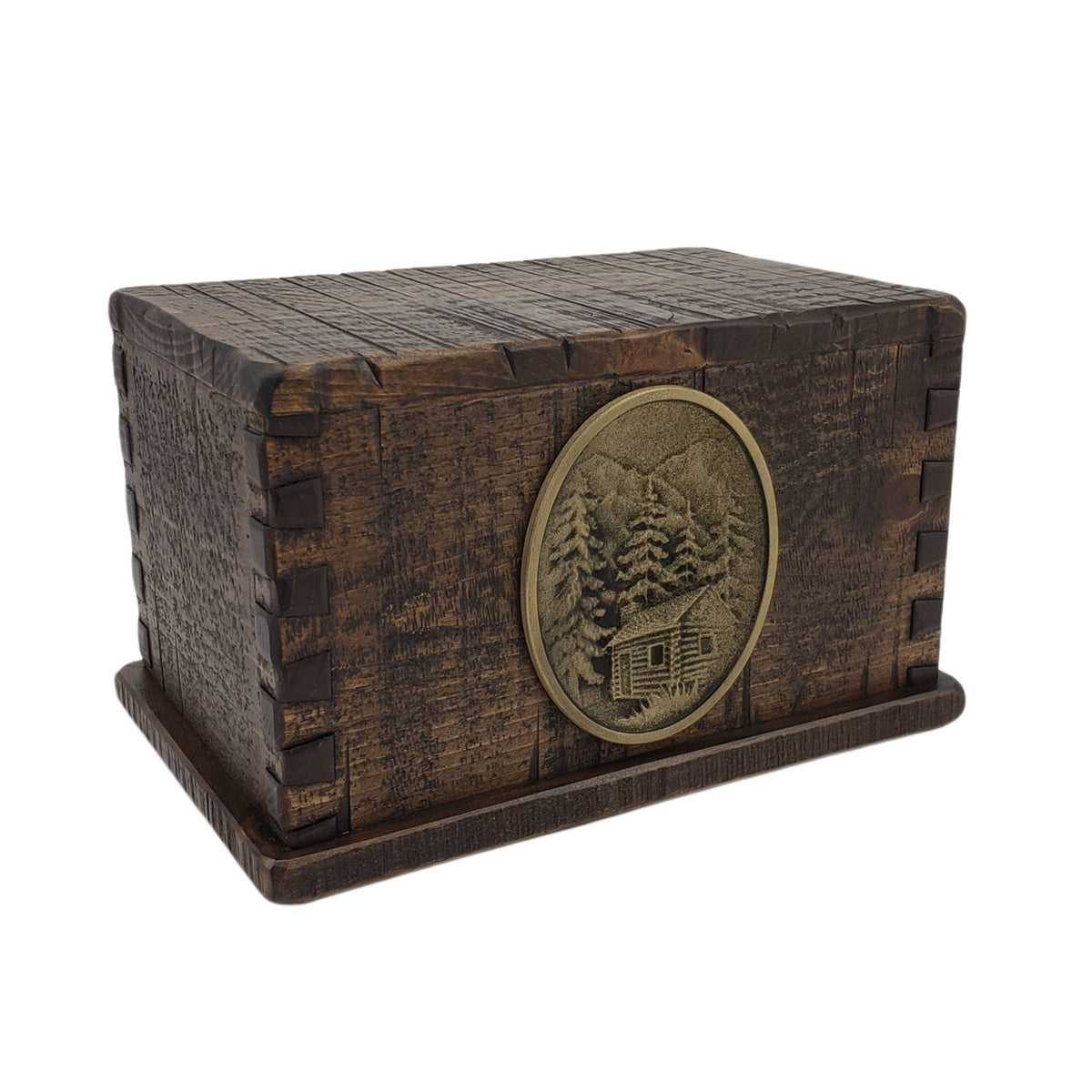 Handcrafted Vintage Wood Dovetailed Urn in Rustic Vintage Finish — Urns ...