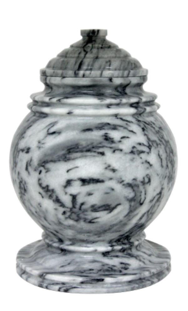 Princess Marble Urn - Cashmere Gray — Urns Northwest