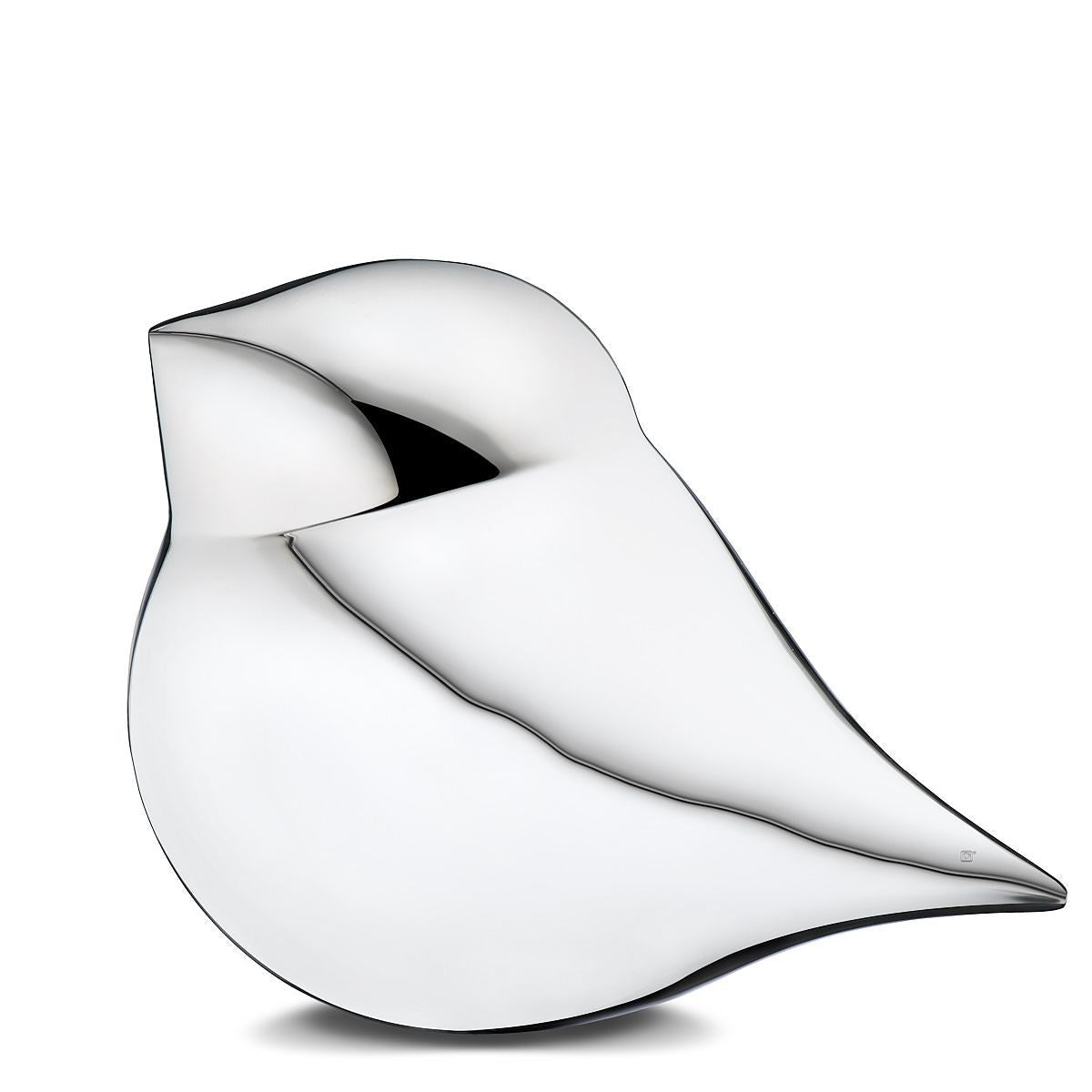 Soul Bird Brass Cremation Urn Sculpture in Silver (Male) — Urns Northwest